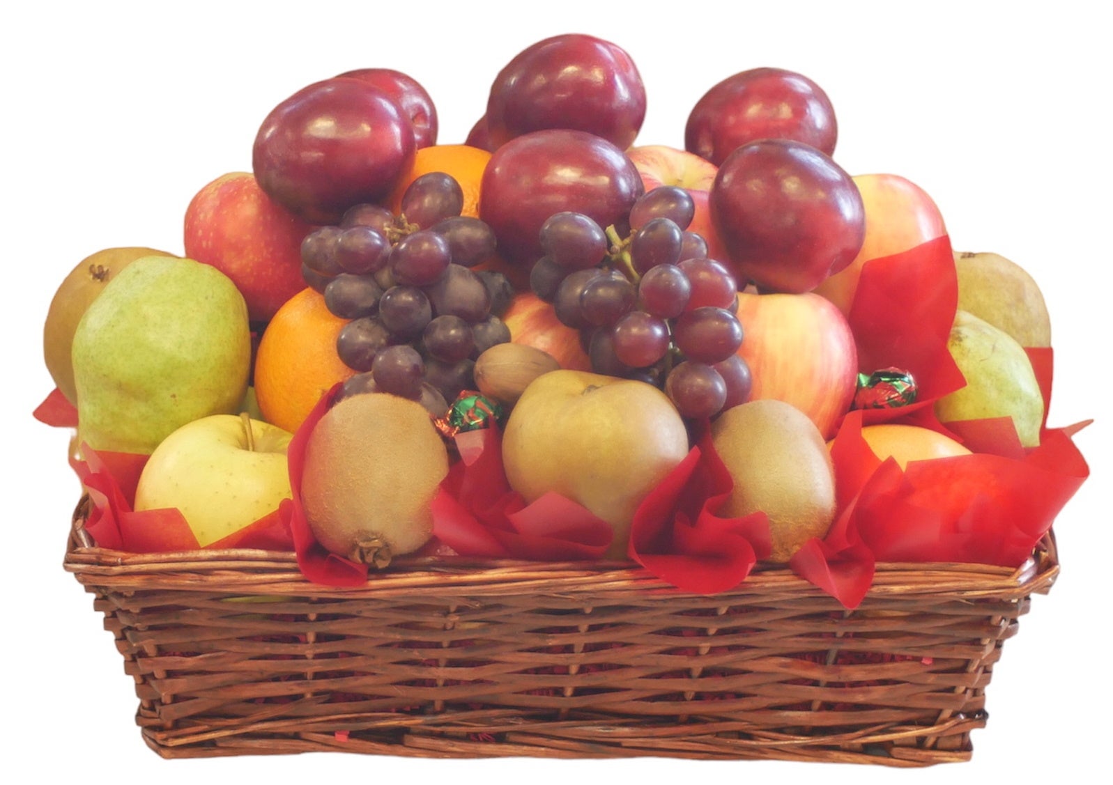 Mahogany Rectangular Fruit Basket | Harvest Lane Farm Market